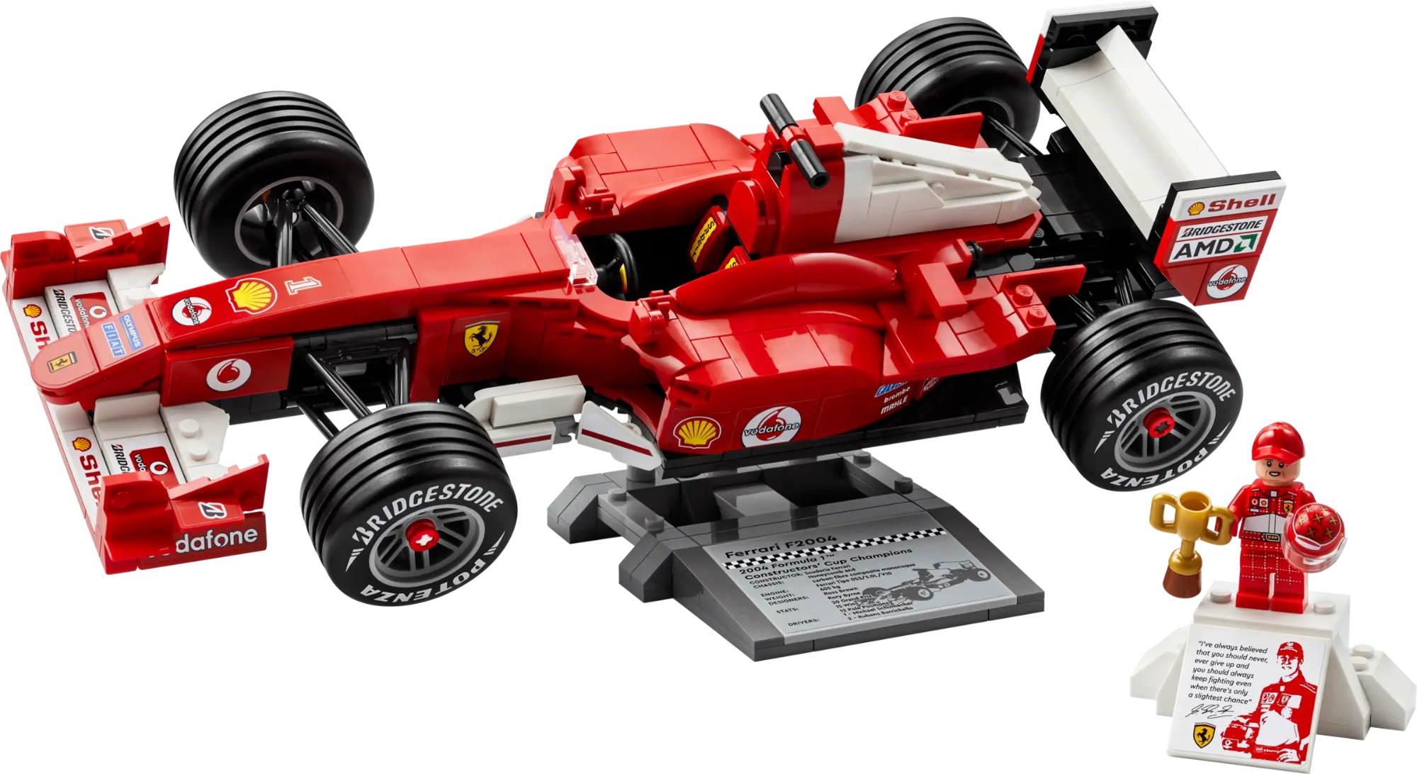 Michael Schumacher : combien coûte sa nouvelle Ferrari F2004 en LEGO